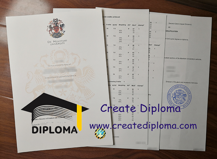 How to get a fake De Montfort University diploma and transcript?